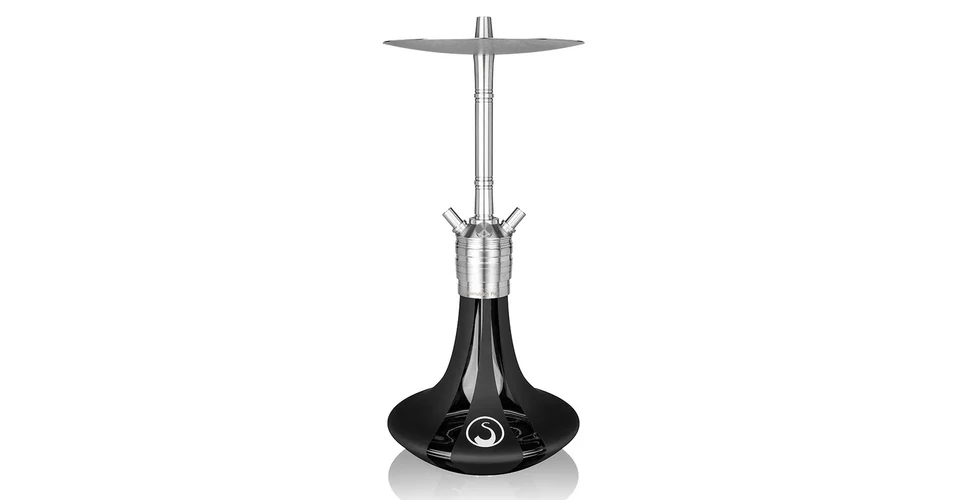 Steamulation Pure Black Matt Hookah Original | Narghilea 2 furtunuri ...