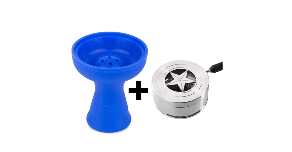 Set Creuzet + HMD Narghilea Germany Blue | Set Desinator Sita Carbuni ...