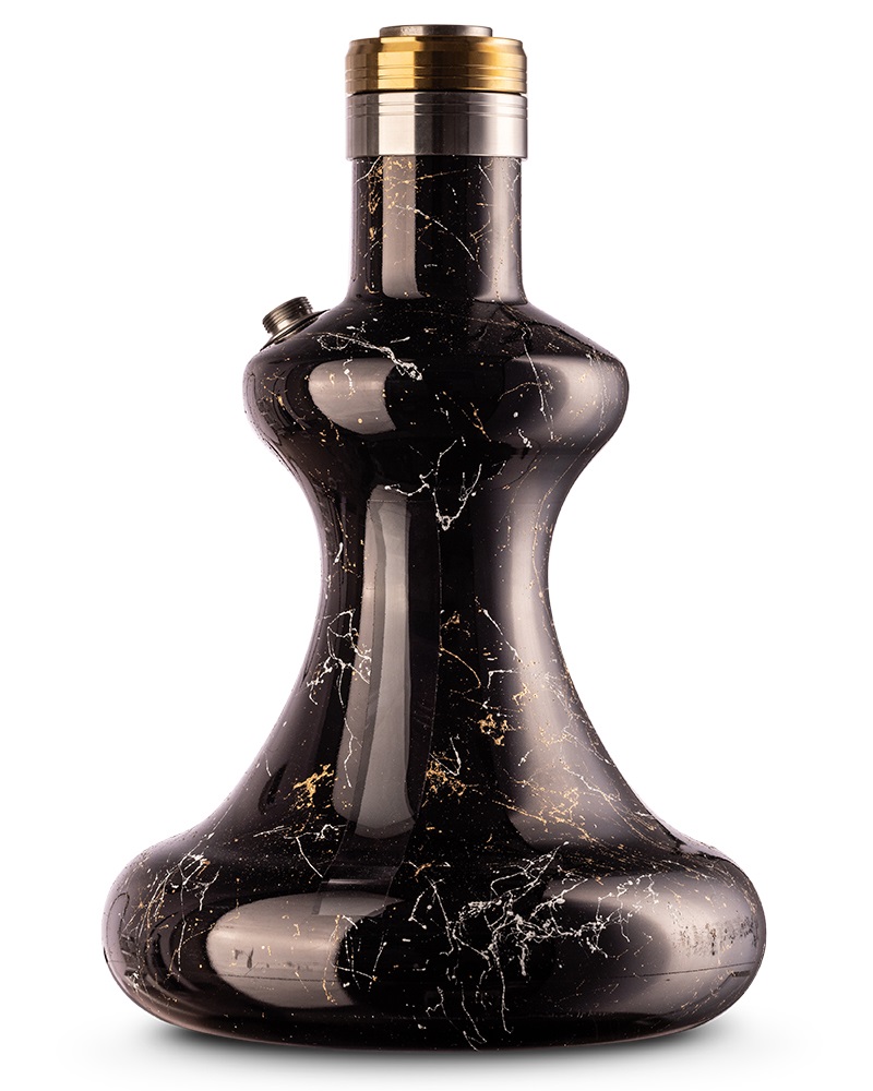 Vas Narghilea Oduman Silhouette Hybrid Black | Oduman | NarghileaShop.ro